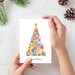 Gorgeous Coral Reef Christmas Tree Holiday Card - 12 Cards With ...