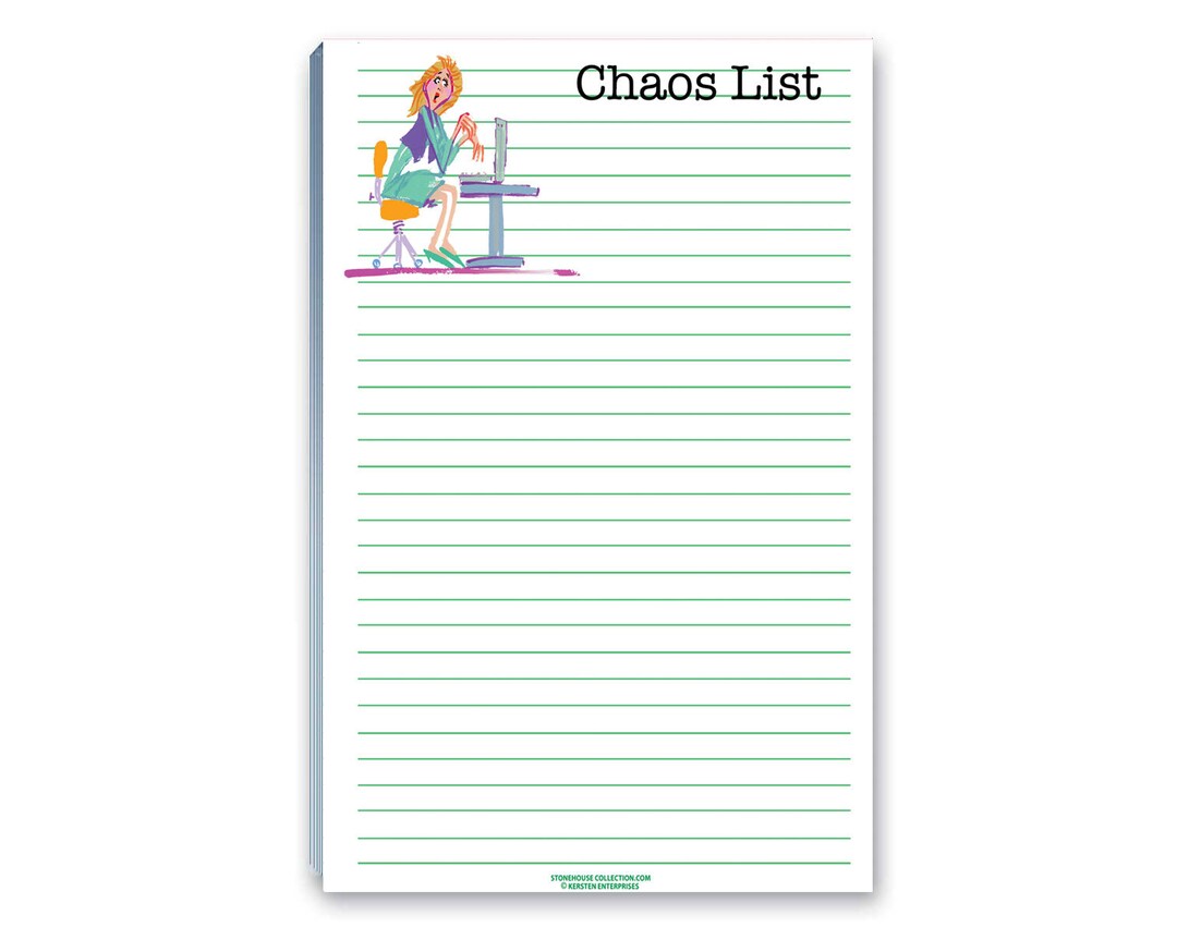 Funny to Do List Magnetic Notepad - 8.5" X 5.5" - Funny Notepads Have ...