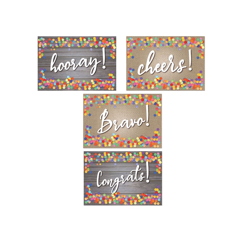 Congratulation Postcards Assorted Set of 40 - Full Color Both Sides - 4 ...