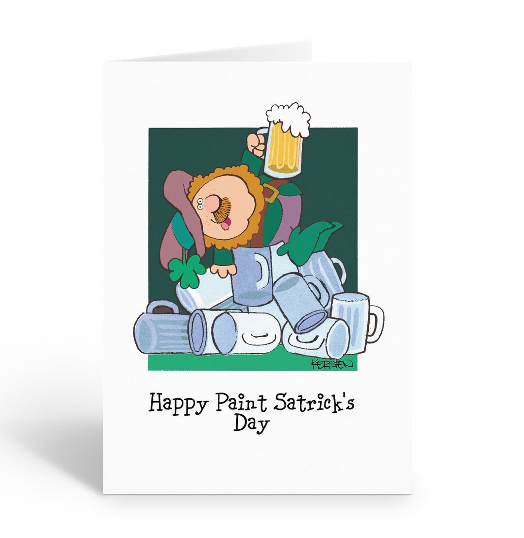 Happy Paint Satrick's Day - Funny St. Patrick's Day Cards - 12 St ...