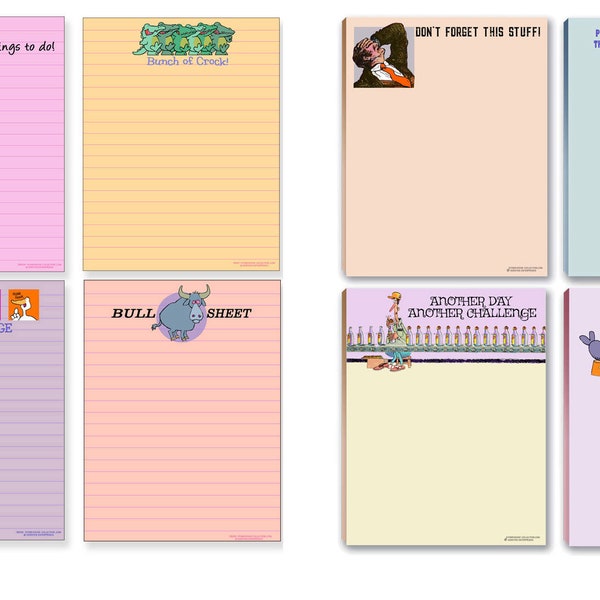 Funny Note List Pad - Etsy