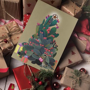 Prickly Pear Christmas Cards | Desert Holiday Cards | Southwest ...