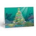 Coral Christmas Tree - Beach and Ocean Theme Christmas Card 18 Cards ...