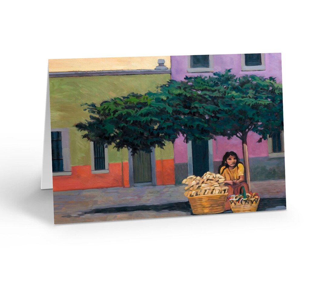 Beautiful Mexican Themed Note Cards - 10 Boxed Cards & Envelopes - Note ...