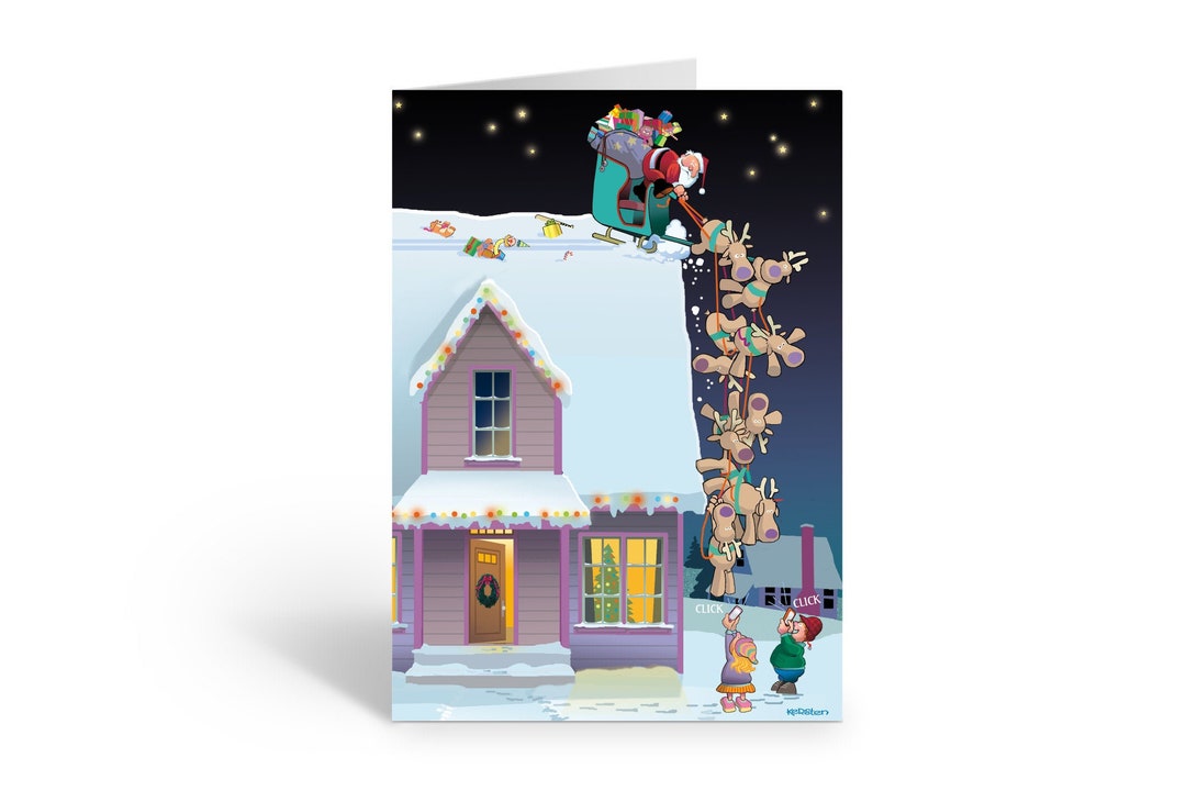 Funny Smartphone Christmas Card 18 Cards & Envelopes - 20030 - Etsy