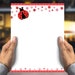 Ladybug Stationery Letterhead 8.5 X 11 Inches 60 Paper Sheets B6515 - Etsy
