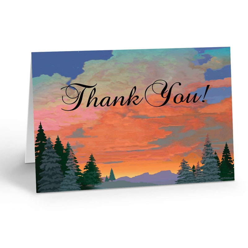 Thank You Note Cards - Etsy