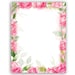 Pink Rose Border Stationery - Rose's Letterhead -8.5 X 11 Inches - 60 ...
