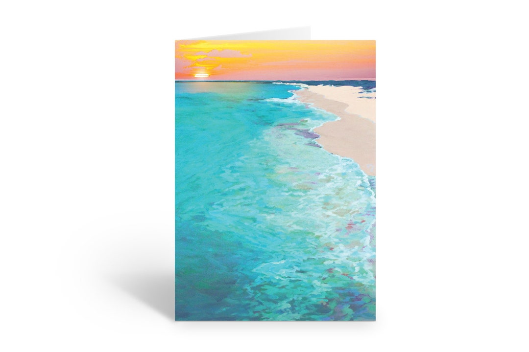 Beach Note Card Set - 10 Boxed Note Cards and Envelopes - 14368 - Etsy