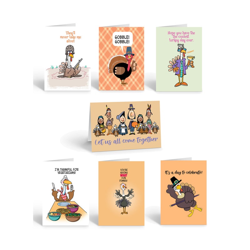 Thanksgiving Cards 15 Pcs - Etsy