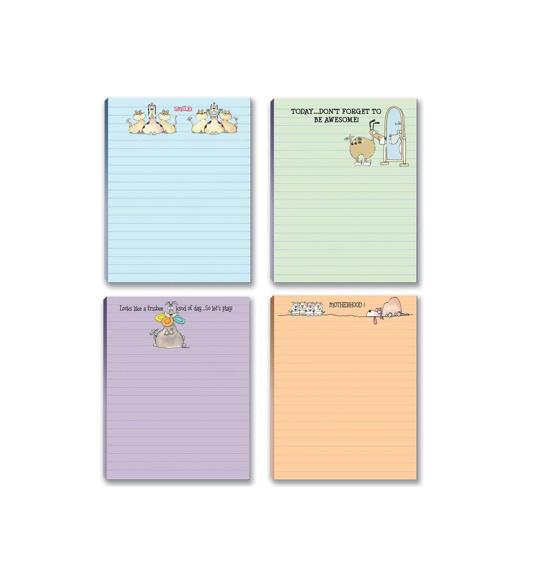 Funny Dog Theme Pads - 4 Assorted Note Pads - Small Dog Gifts - 611 - Etsy
