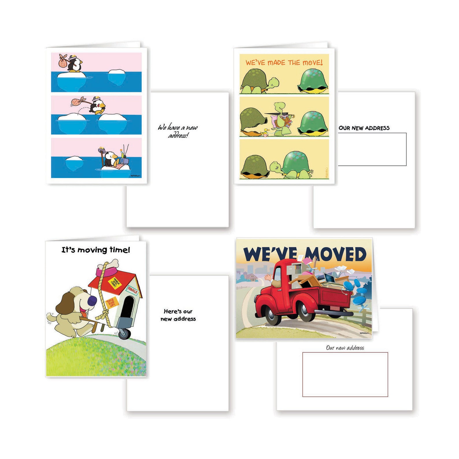 Bulk Assortment of New Address Cards 16 Moving Cards and | Etsy