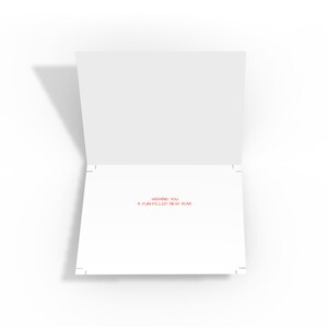 Santas Band Christmas Card - 18 Holiday Music Theme Cards and Envelopes ...
