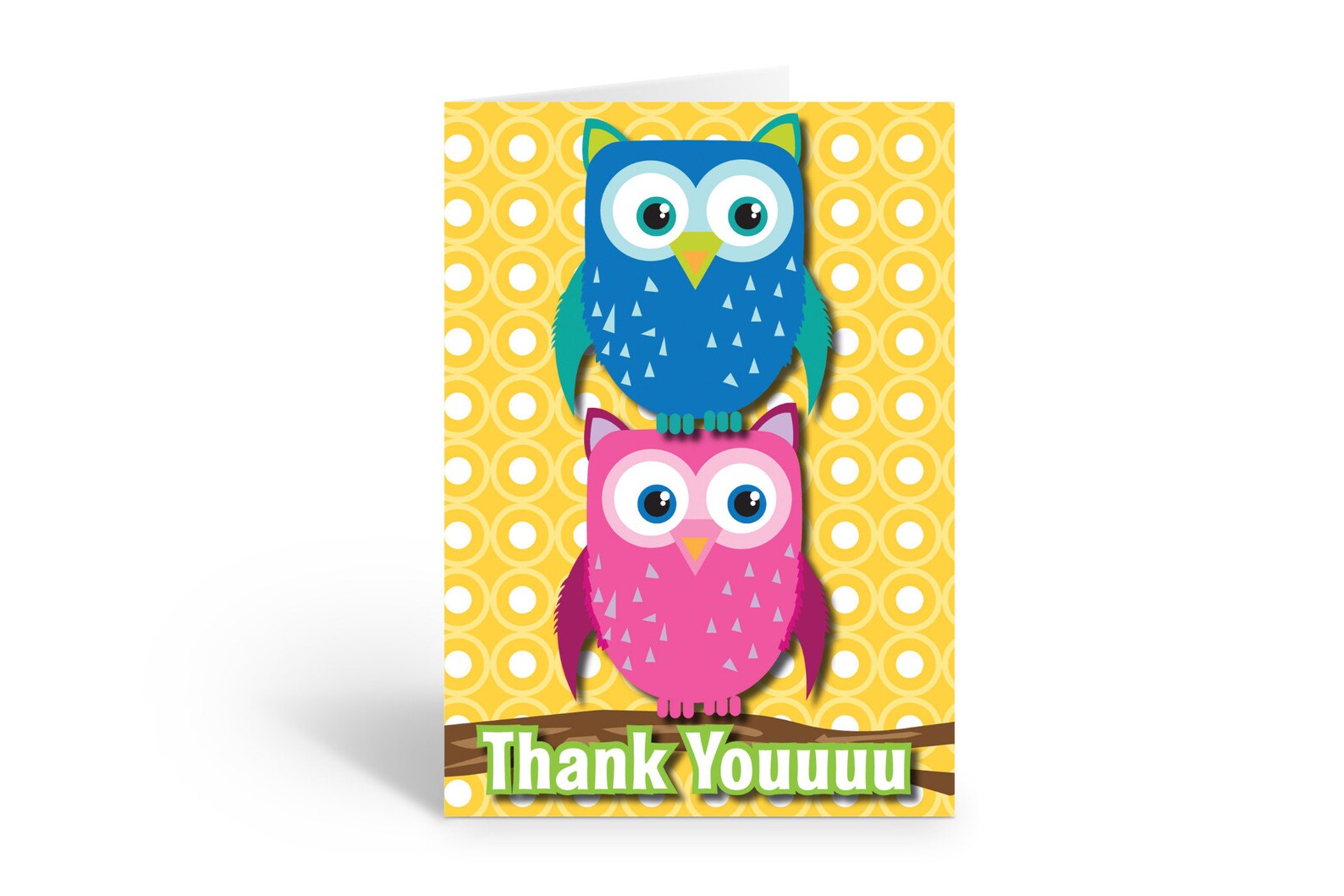 Cute Owls Thank You Note Card 10 Note Cards and Envelopes - Etsy
