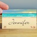 Beach Place Cards - 25 Guest Seating Name Cards - Beach Table Tents ...