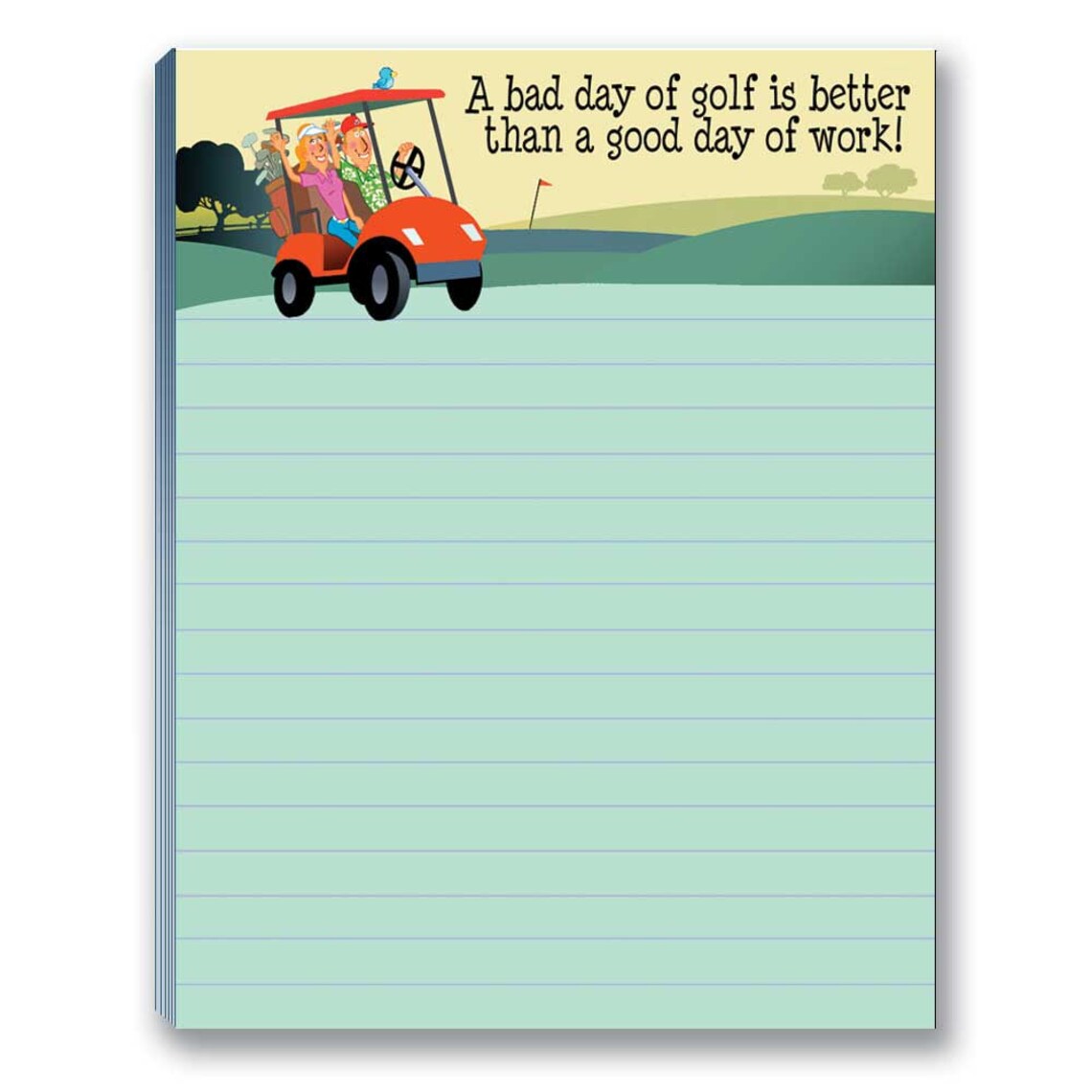 Funny Assorted Golf Theme Pads 4 Assorted Golfing Note Pads - Etsy