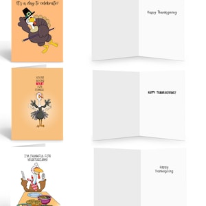 Thanksgiving Card Variety Pack - 14 Funny Thanksgiving Cards ...