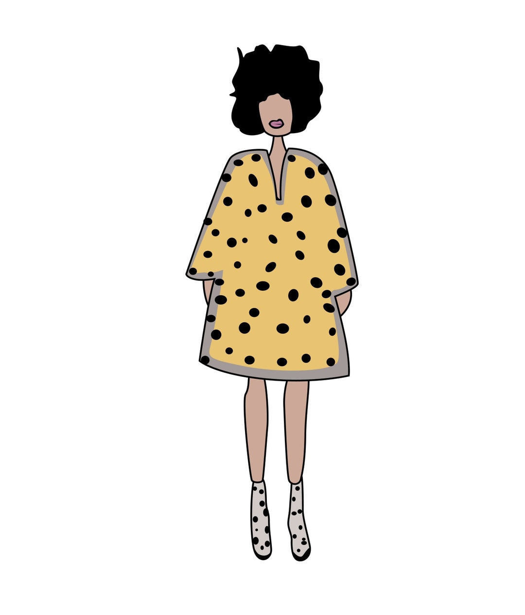 Black Girl Magic, Afro Girl in Leopard - Etsy