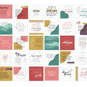 Sticky Note Bible Verses, Gift for Christian Teen, Encouraging Bible ...