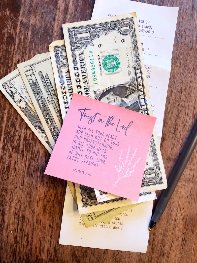 Sticky Note Bible Verses, Gift for Christian Teen, Encouraging Bible ...