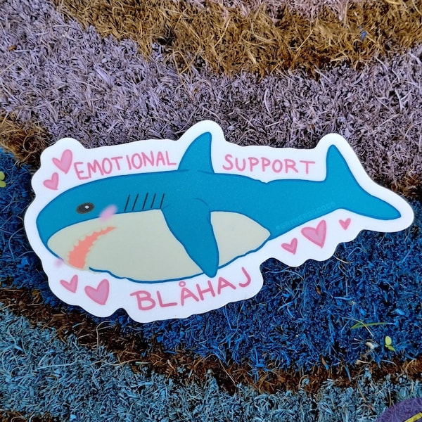Shark Emotional Support - Etsy