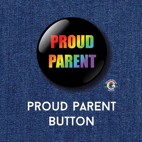 1.5 Proud Parent Button Ally Parent Button Ally Parent - Etsy