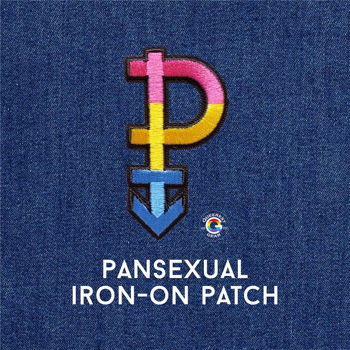 Pansexual Patch Pansexual Iron-on Patch 3 LGBT Patch - Etsy