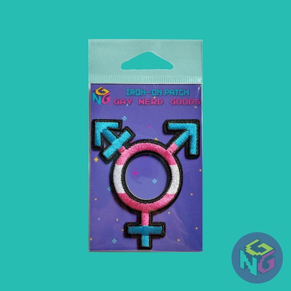 Transgender Patch Trans Symbol Iron on Patch LGBTQA+ … - Gem