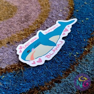Blahaj Sticker, Shark Sticker, Shark Plush, Gift for Trans, Shark Decal ...