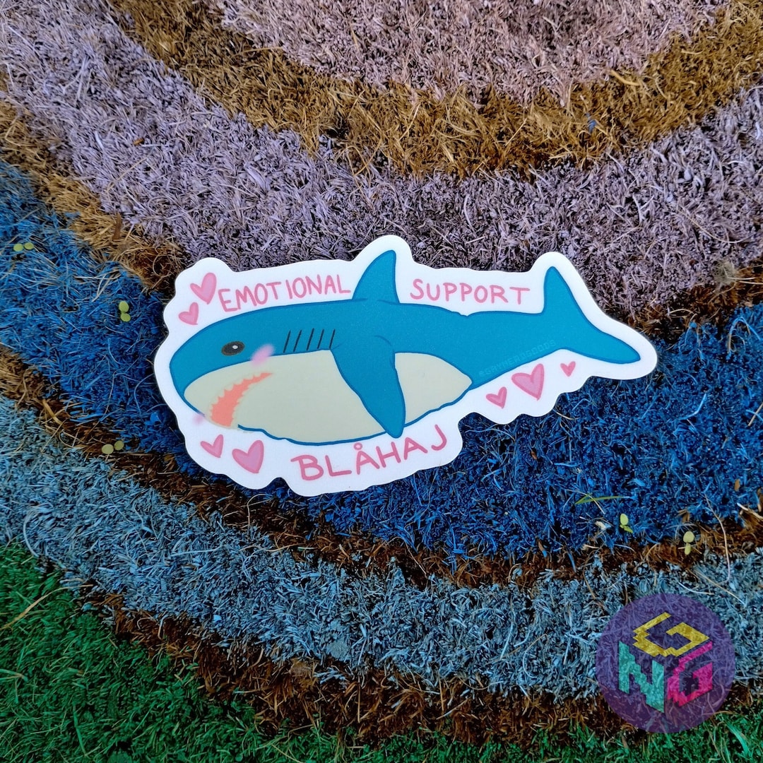 Blahaj Sticker Shark Sticker Shark Plush T For Trans Shark Decal