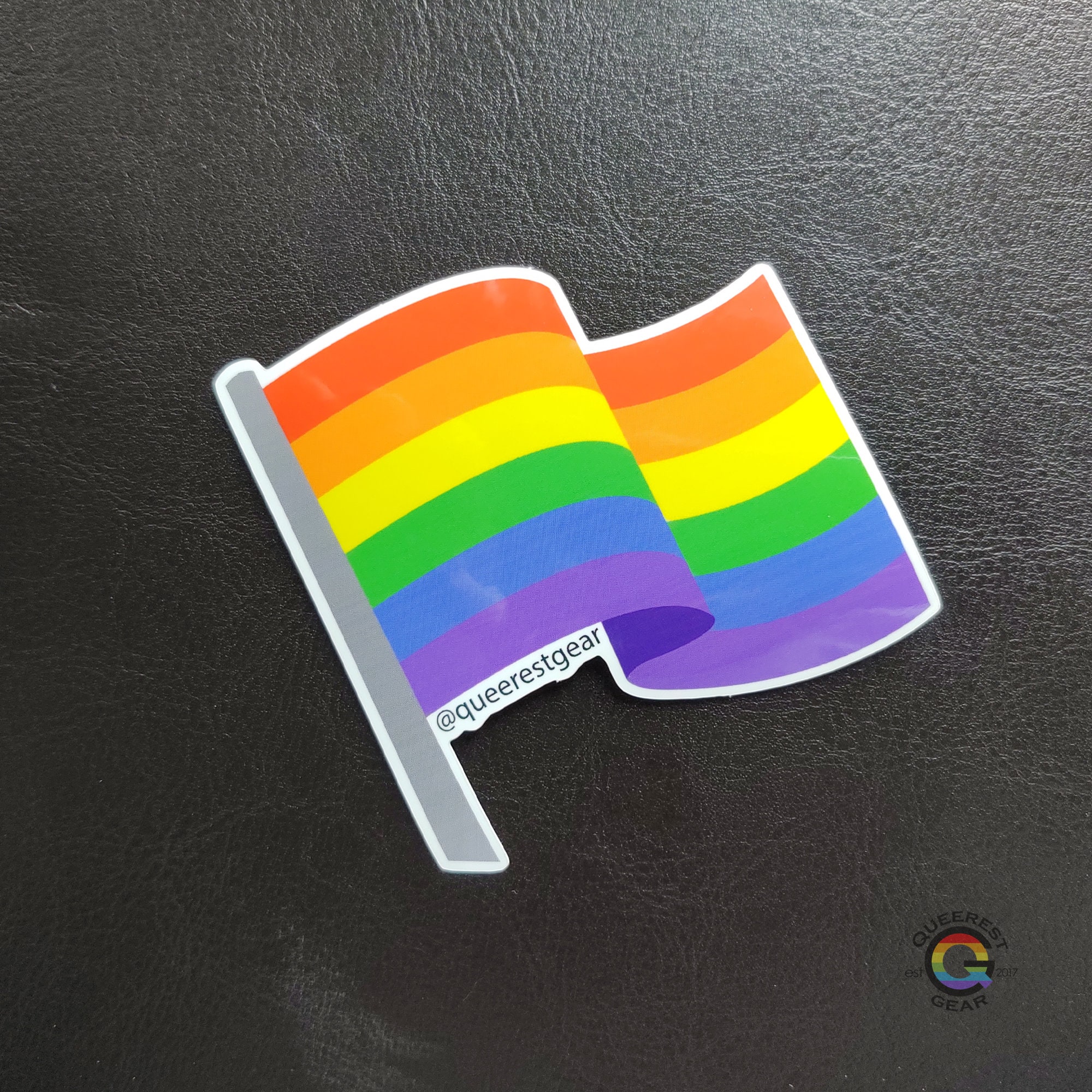 Gay Sticker Gay Pride Sticker Rainbow Flag Sticker LGBT | Etsy