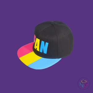 Pansexual Pride Snapback Hat - Pansexual Hat, Pansexual Flag, Pan Hat ...