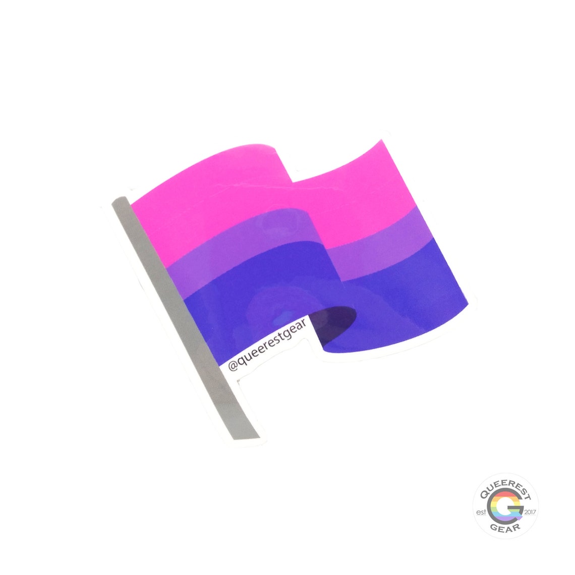 Bisexual Sticker Bisexual Pride Sticker Bi Flag Sticker Lgbt Etsy