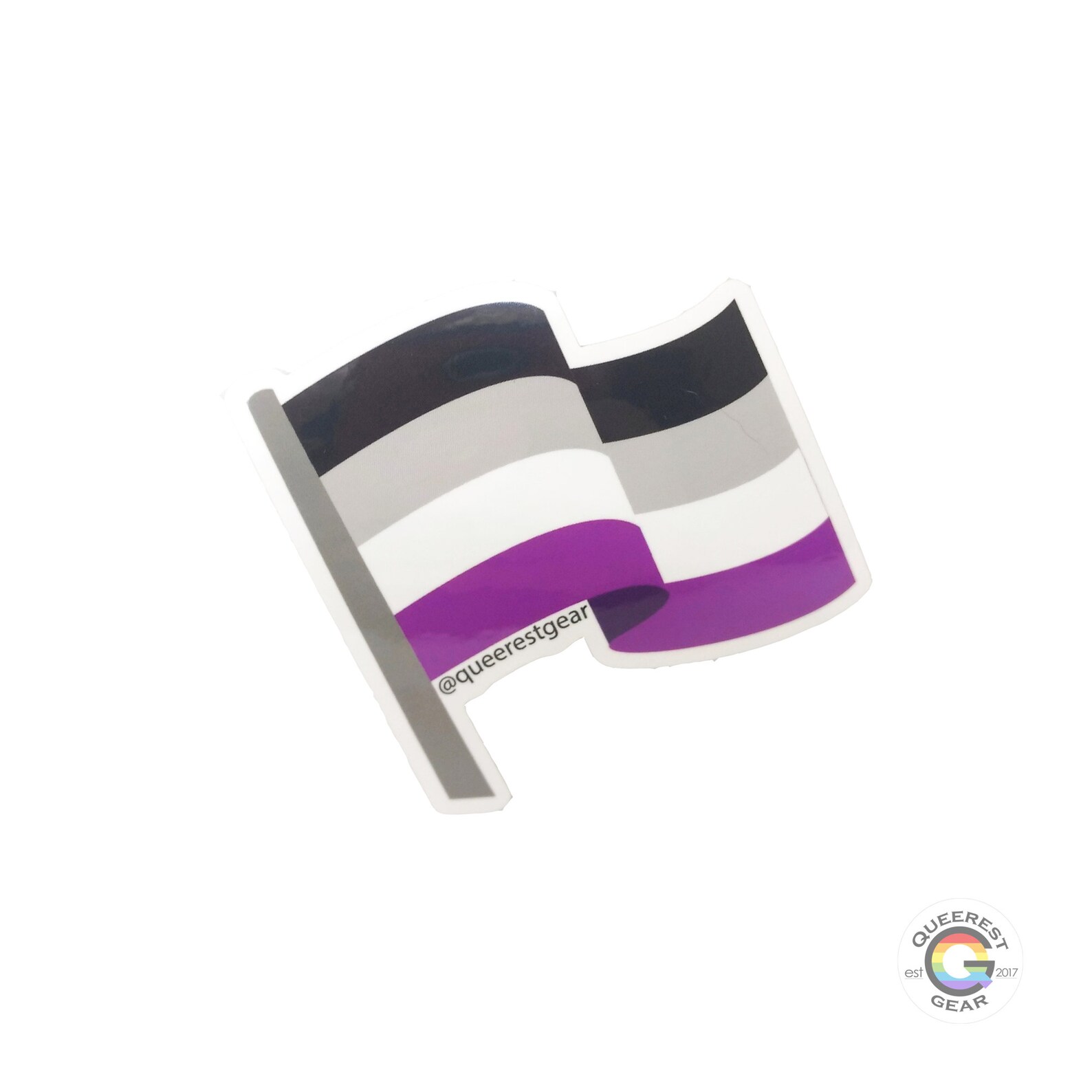 Asexual Flag Sticker Asexual Sticker Asexual Flag Asexual | Etsy