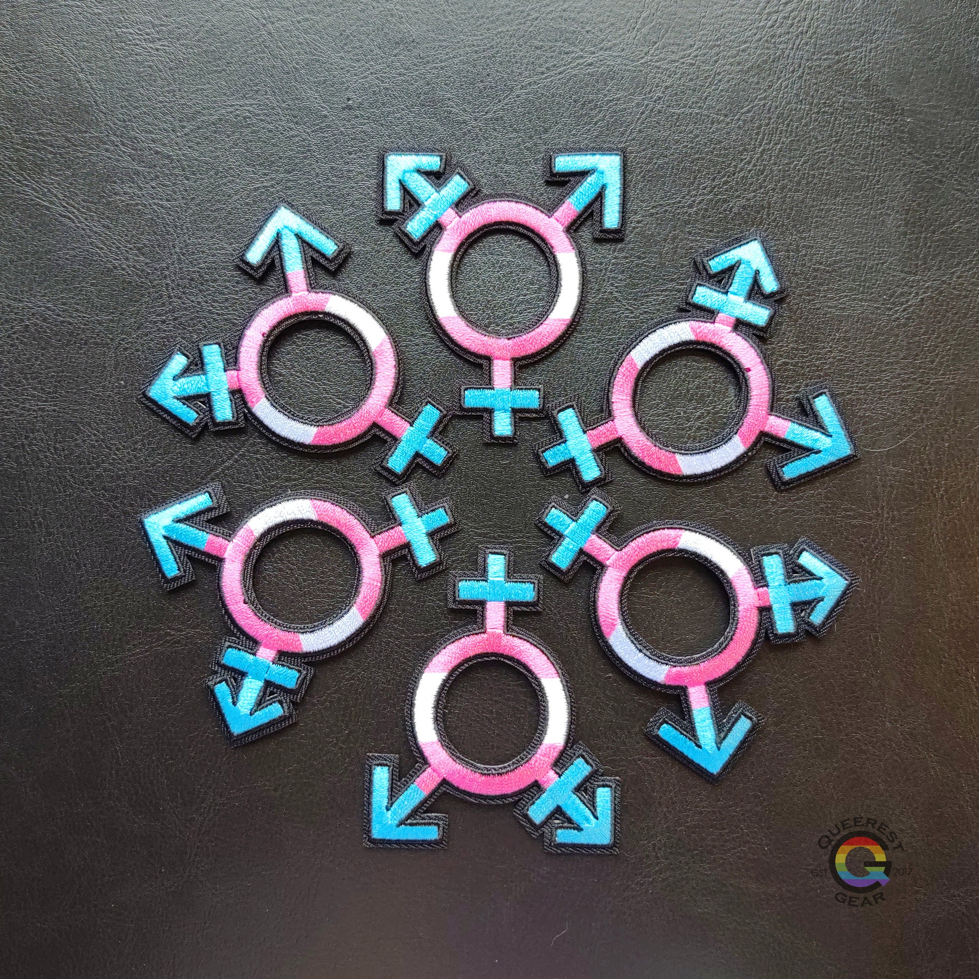 Transgender Patch Trans Symbol Iron on Patch LGBTQA Trans Man | Etsy