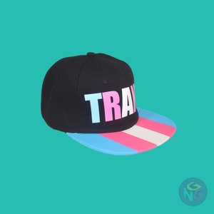 Transgender Pride Snapback Hat - Transgender Hat, Trans Hat, Trans ...
