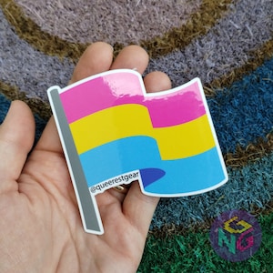 Pansexual Sticker, Pansexual Pride Sticker, Pansexual Decal, Pansexual ...