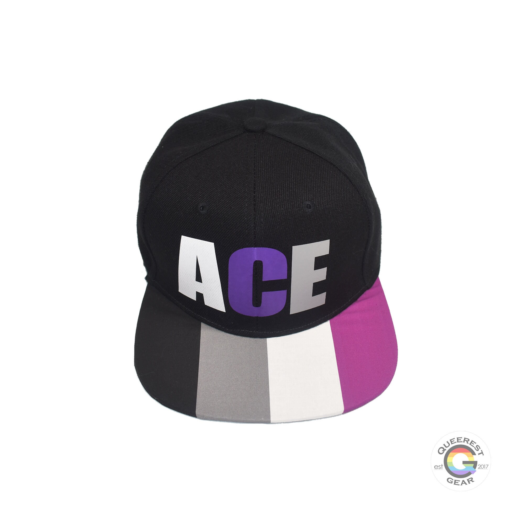 Asexual Pride Snapback Hat Asexual Hat Ace Hat Ace Pride | Etsy