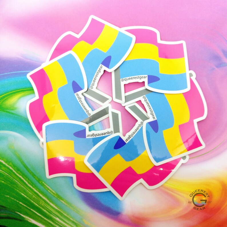 Pansexual Sticker Pansexual Pride Sticker Pansexual Decal - Etsy