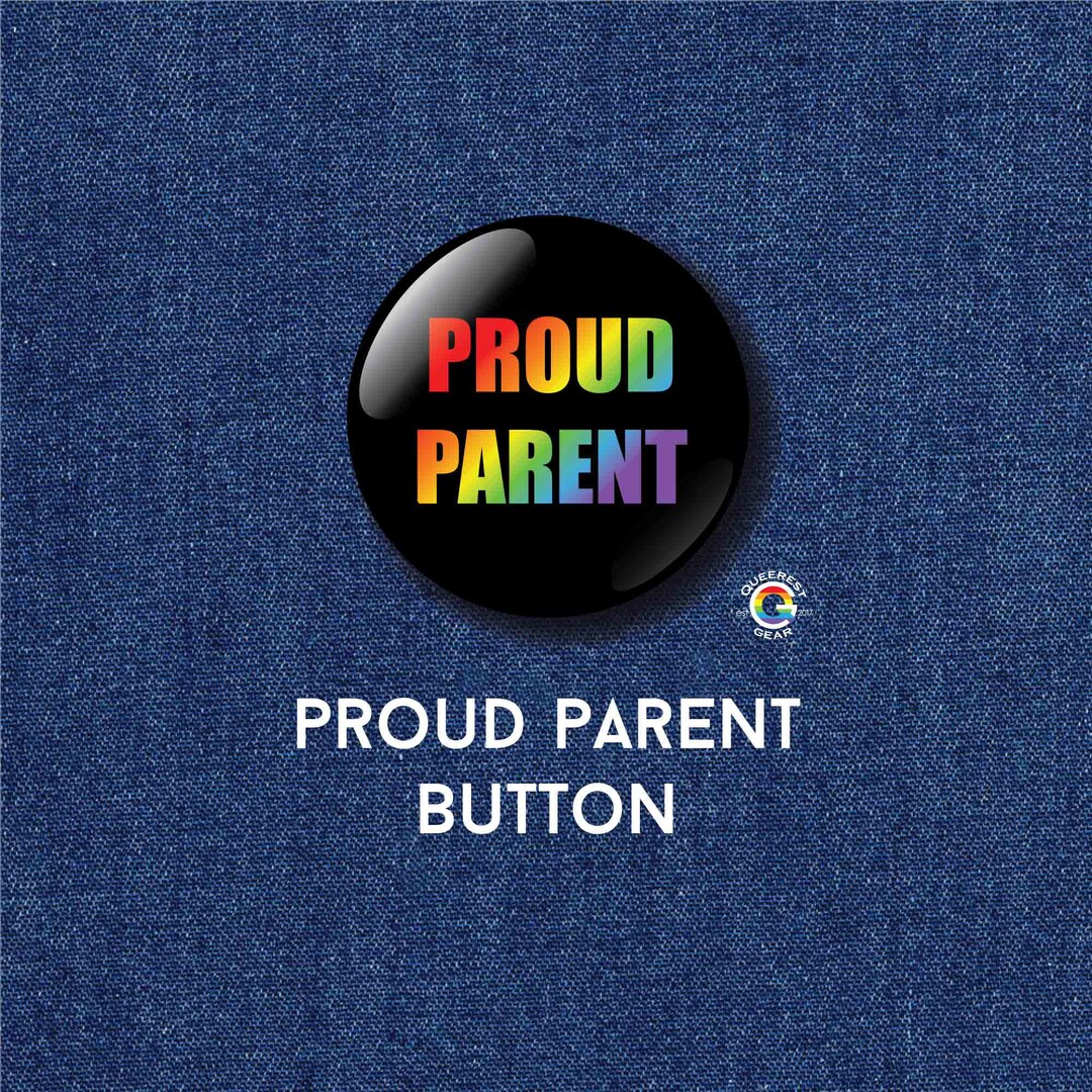 1.5 Proud Parent Button Ally Parent Button Ally Parent - Etsy