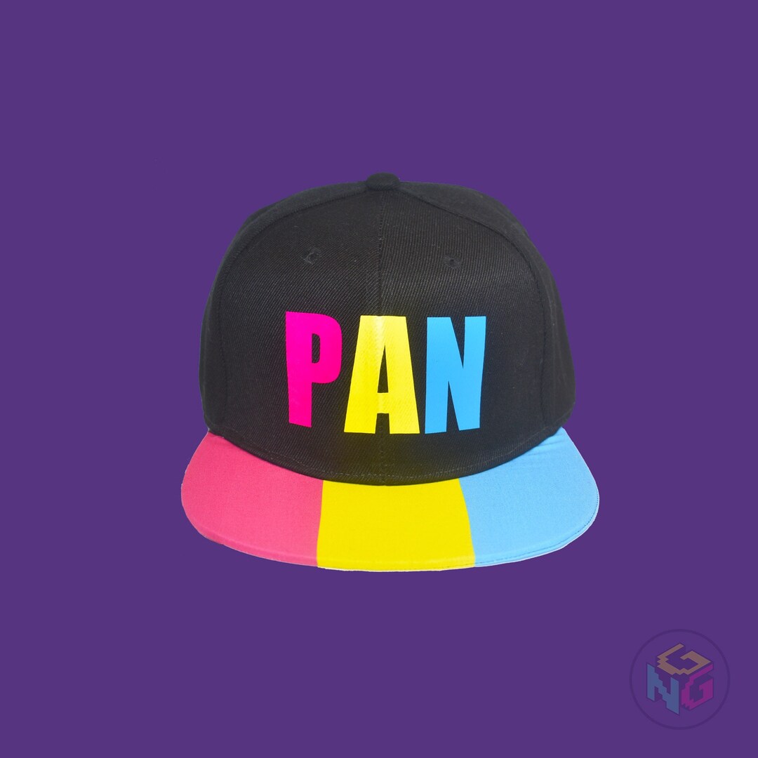 Pansexual Pride Snapback Hat - Pansexual Hat, Pansexual Flag, Pan Hat ...