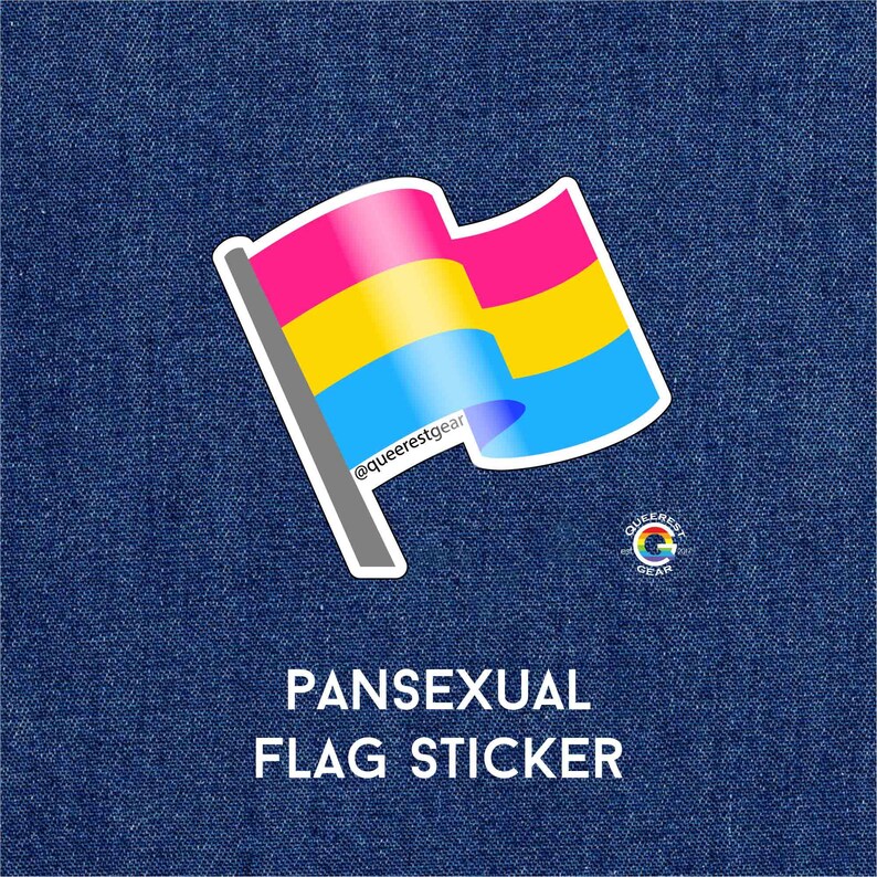 Pansexual Sticker Pansexual Pride Sticker Pansexual Decal - Etsy