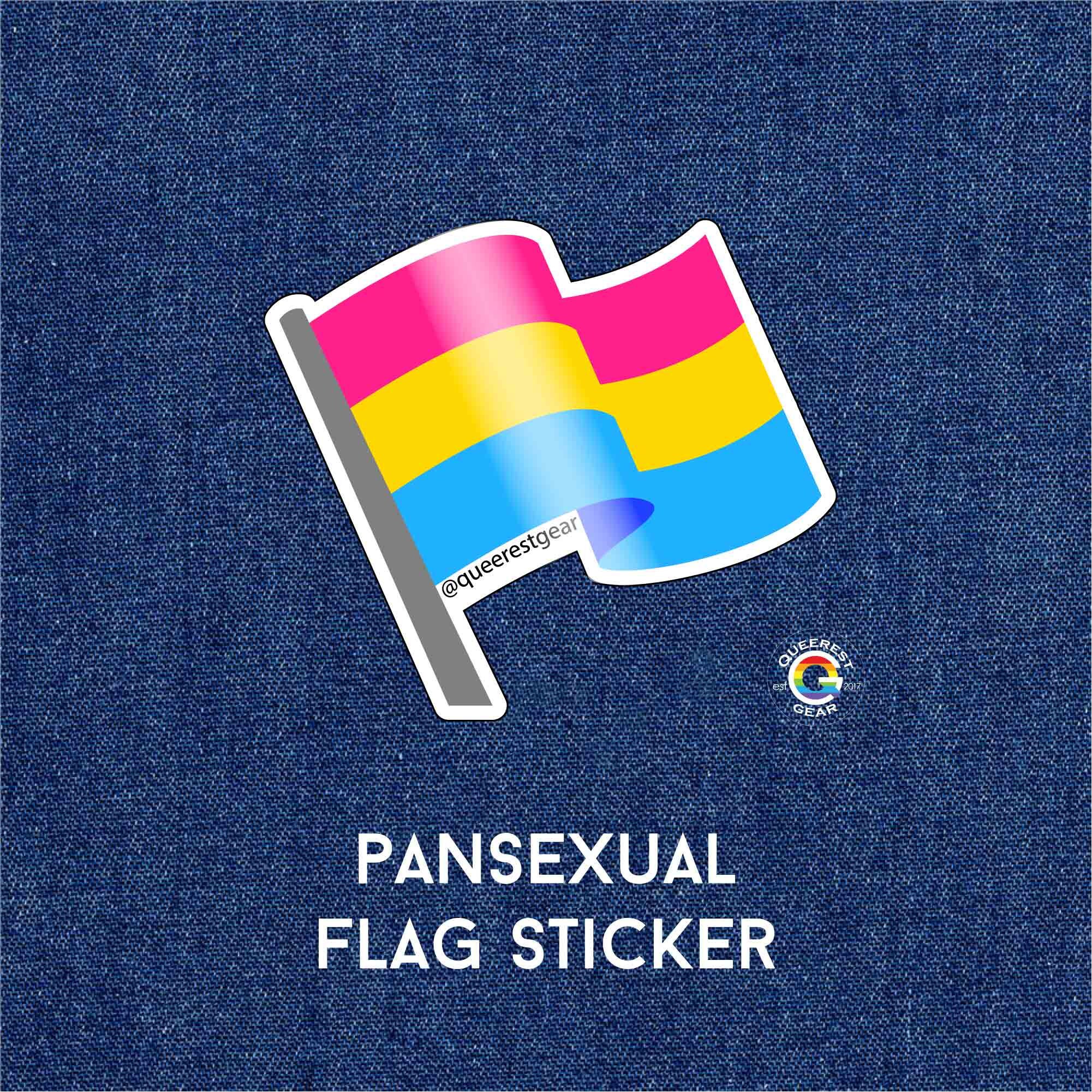 Pansexual Sticker Pansexual Pride Sticker Pansexual Decal - Etsy