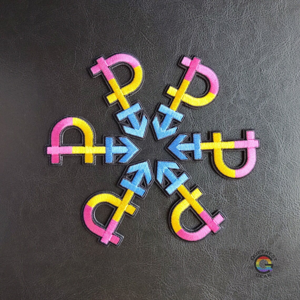 Pansexual Patch Pansexual Iron-on Patch 3 LGBT Patch - Etsy