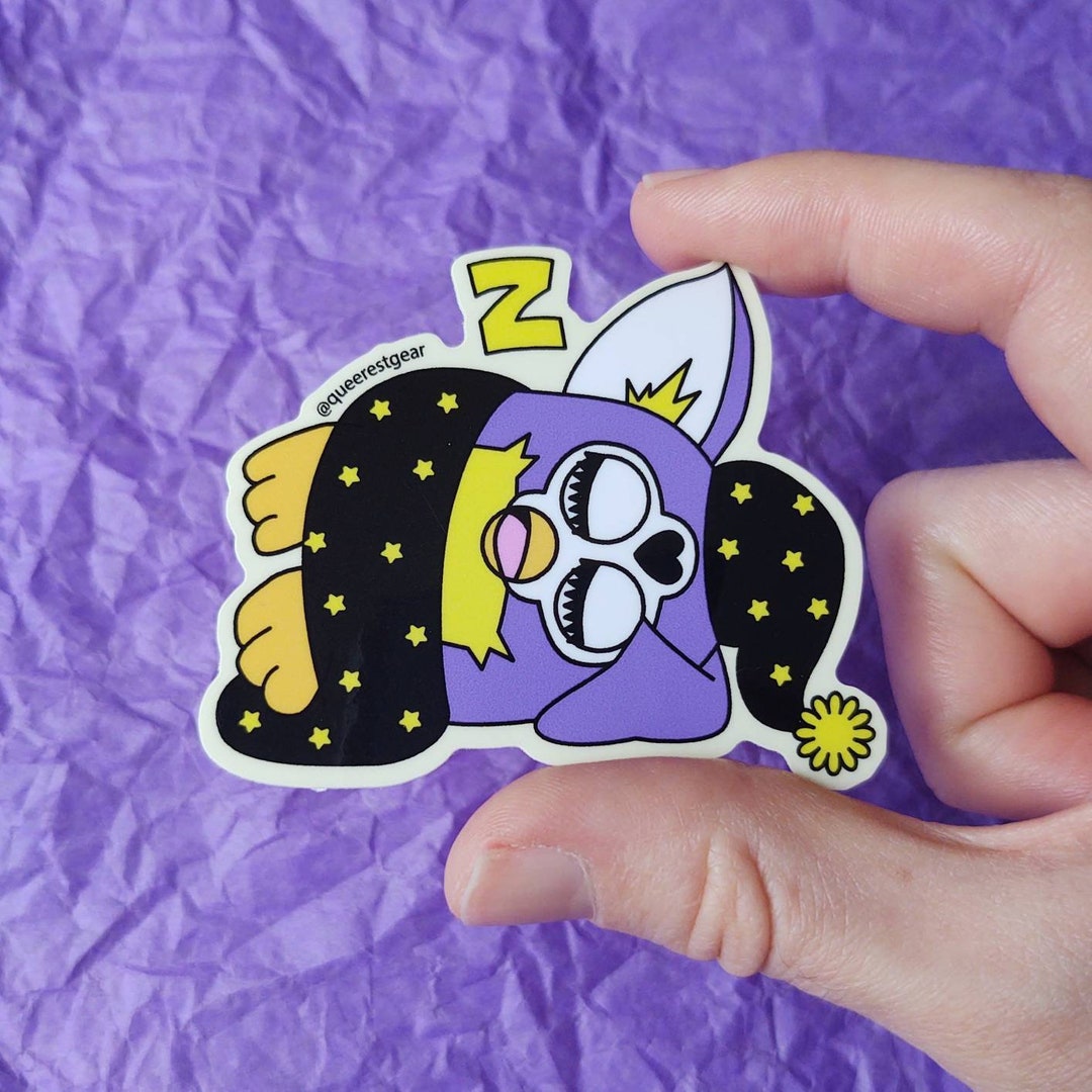 Furby Sticker Nonbinary Sticker Pride Furby Enby Stickers - Etsy