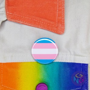 1.5 Round Gender and Sex Buttons, Transgender Button, Intersex Button ...