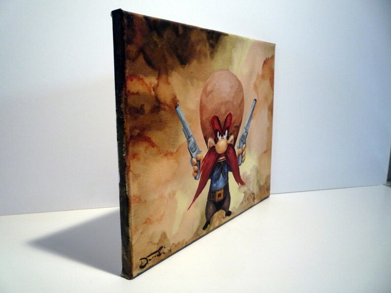 Yosemite Sam ORIGINAL PAINTING - Etsy