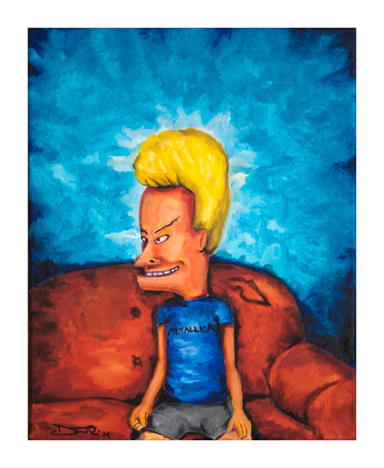 Beavis ART PRINT - Etsy