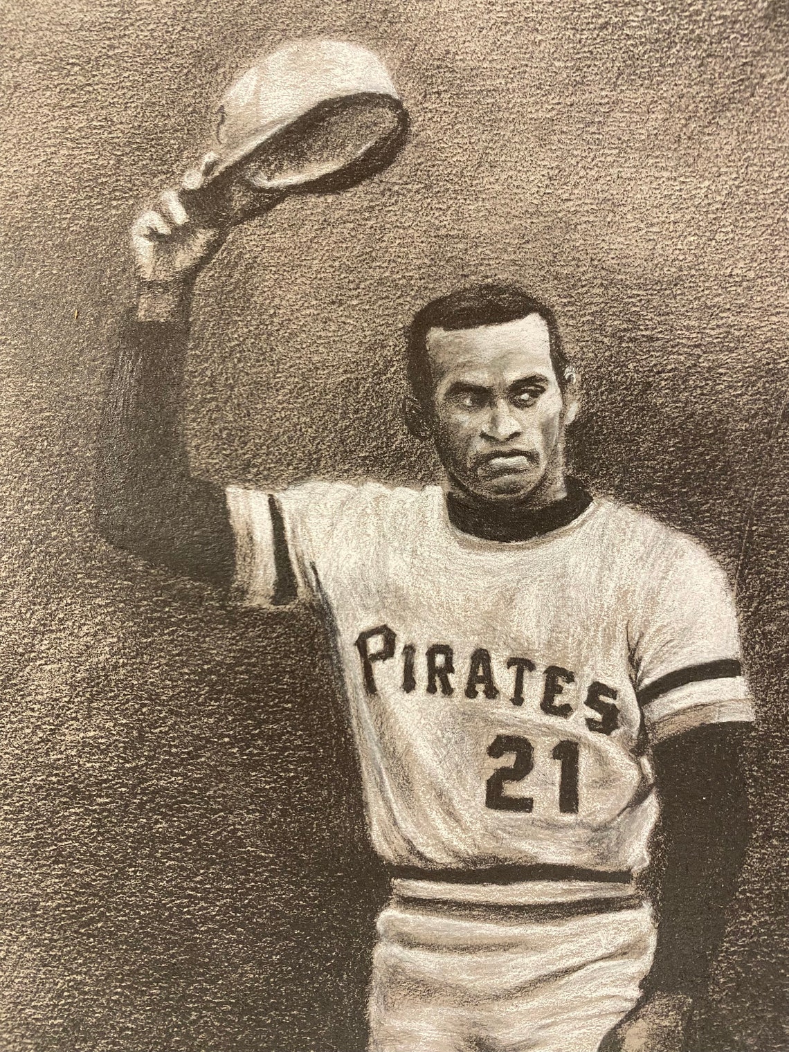 Roberto Clemente - (original Drawing) - Etsy