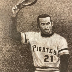 Roberto Clemente - (original Drawing) - Etsy